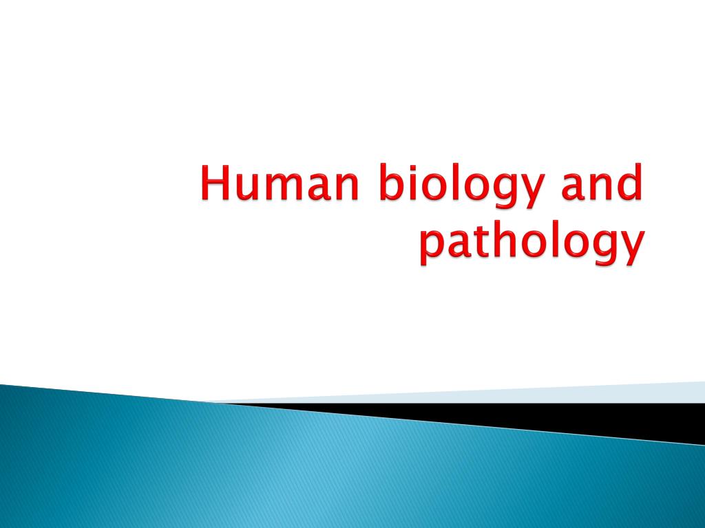 PPT - Human biology and pathology PowerPoint Presentation, free ...