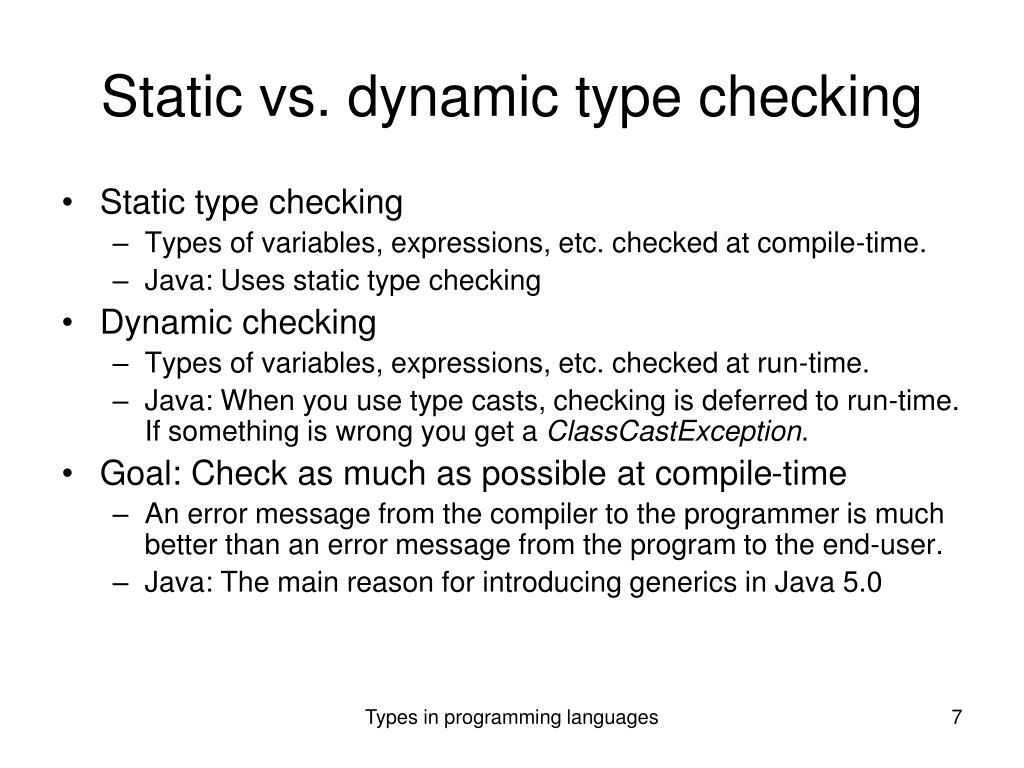 PPT Types In Programming Languages PowerPoint Presentation Free 