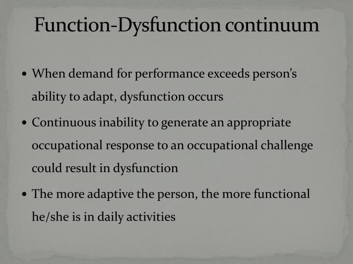 PPT - Theory of Occupational Adaptation Schultz, 2009 Schkade & Schultz ...
