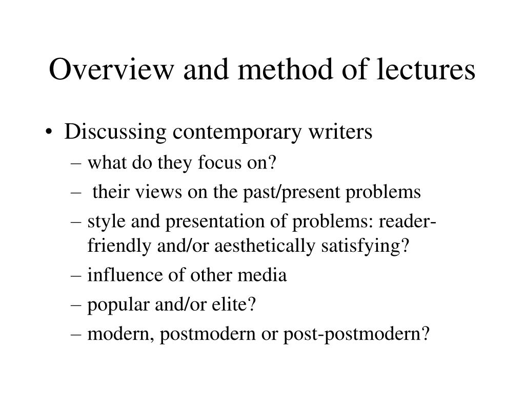 PPT - CONTEMPORARY LITERATURE IN ENGLISH PowerPoint Presentation, free ...