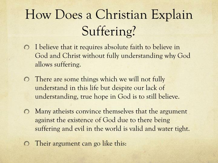 PPT - Why Does God Allow Suffering? PowerPoint Presentation - ID:2063003