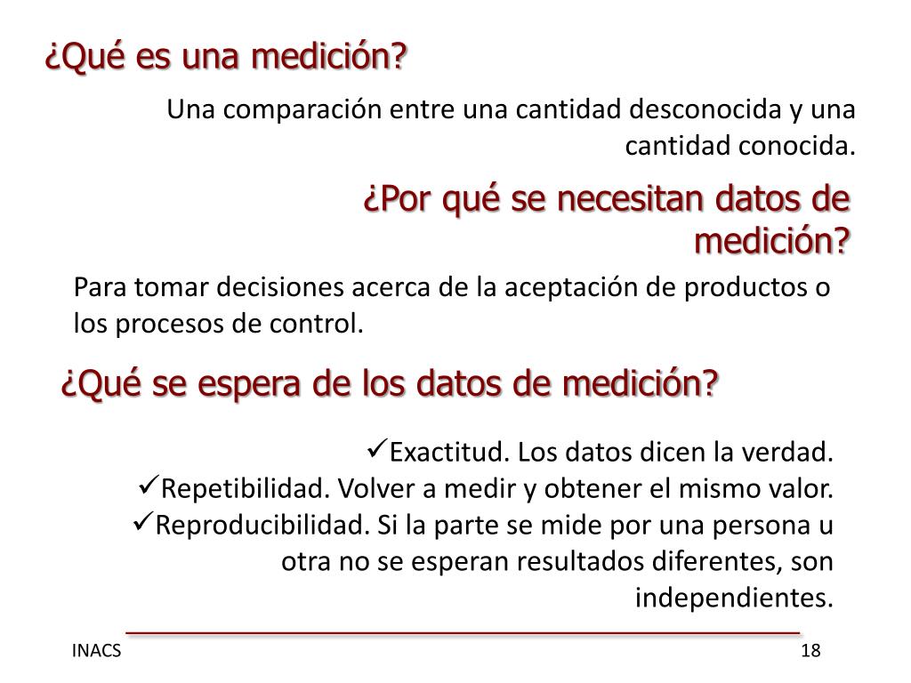 PPT - Calidad de las Mediciones; Repetibilidad y Reproducibilidad (R&R ...