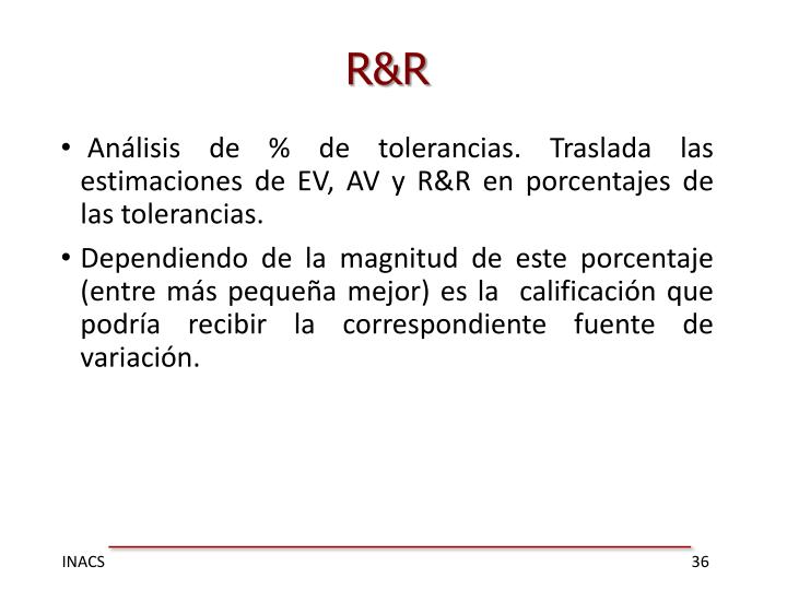 PPT - Calidad de las Mediciones; Repetibilidad y Reproducibilidad (R&R ...