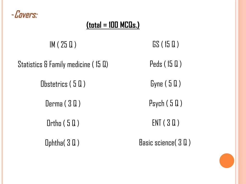 PPT - SLE ( Saudi License Exam ) PowerPoint Presentation, free download ...