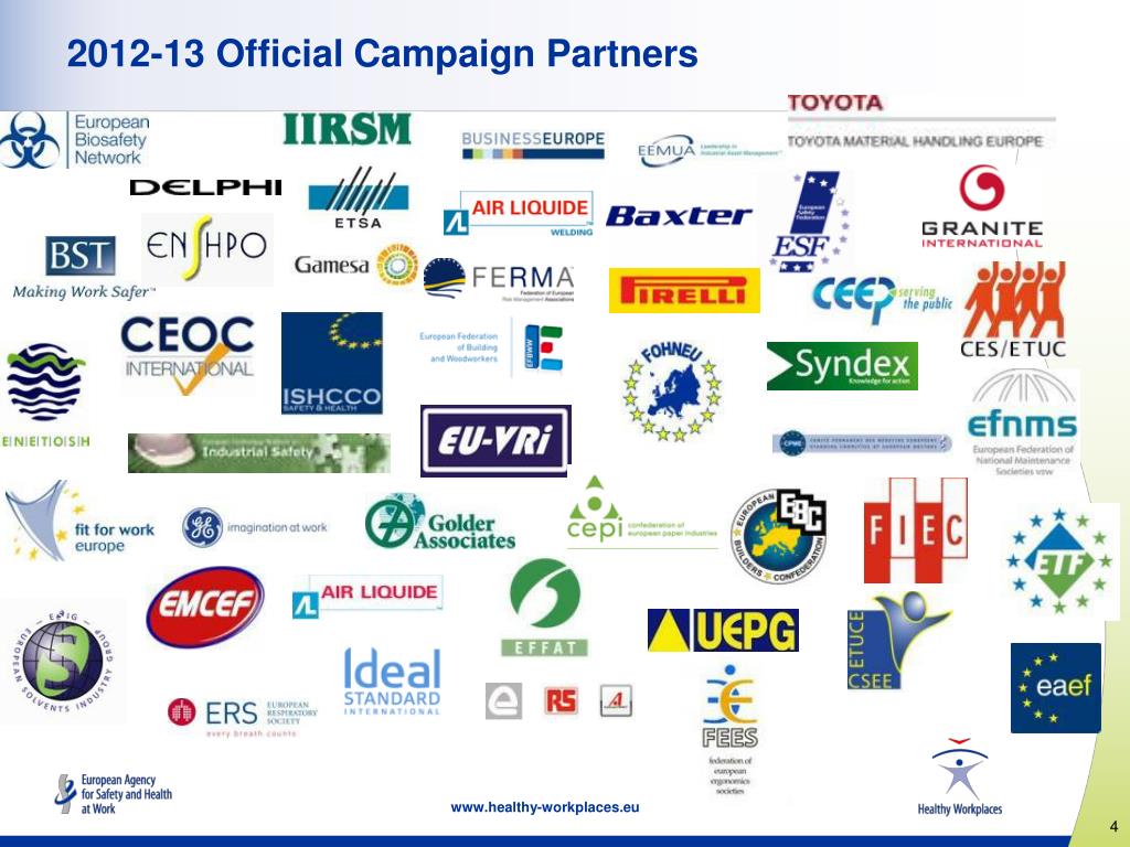 PPT - CAMPAIGN PARTNERSHIP OFFER Healthy Workplaces Campaign 2014-15 ...