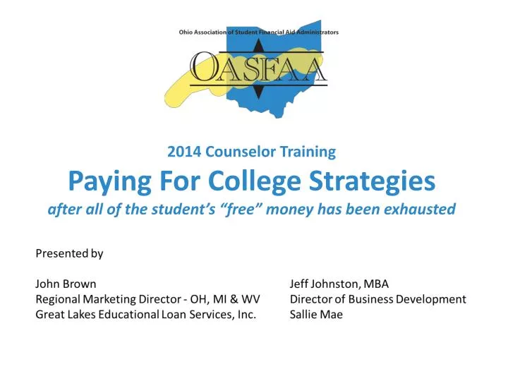 PPT - OASFAA is a non-profit organization PowerPoint Presentation, free download - ID:2063983