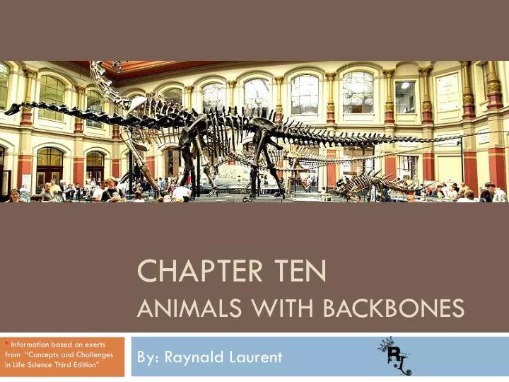 PPT - Chapter ten Animals With Backbones PowerPoint Presentation, free ...