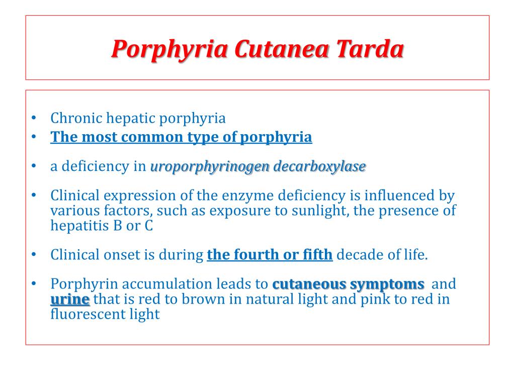 PPT - Porphyrin metabolism & porphyrias PowerPoint Presentation, free ...