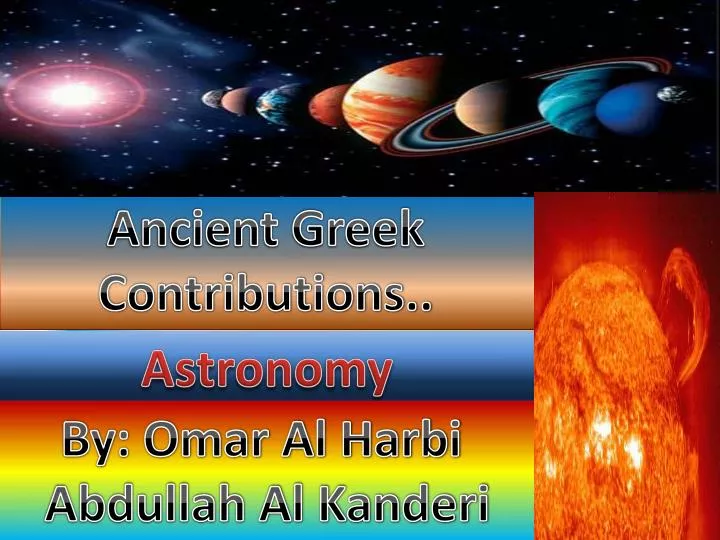 PPT - Ancient Greek Contributions.. PowerPoint Presentation, free ...