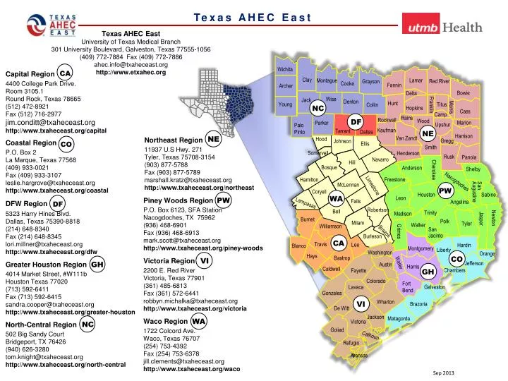 PPT - Texas AHEC East PowerPoint Presentation, free download - ID:2064732