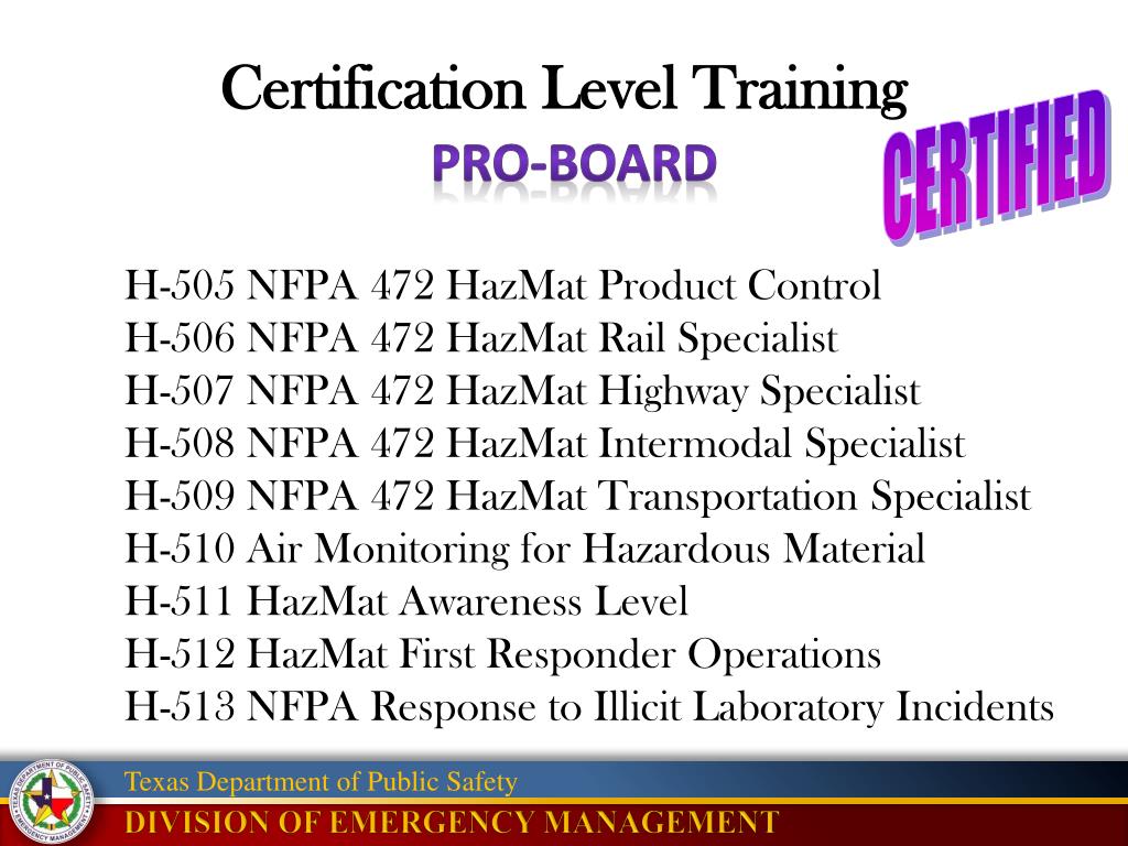 PPT - Hazardous Materials Emergency Preparedness (HMEP) Federal Grant ...