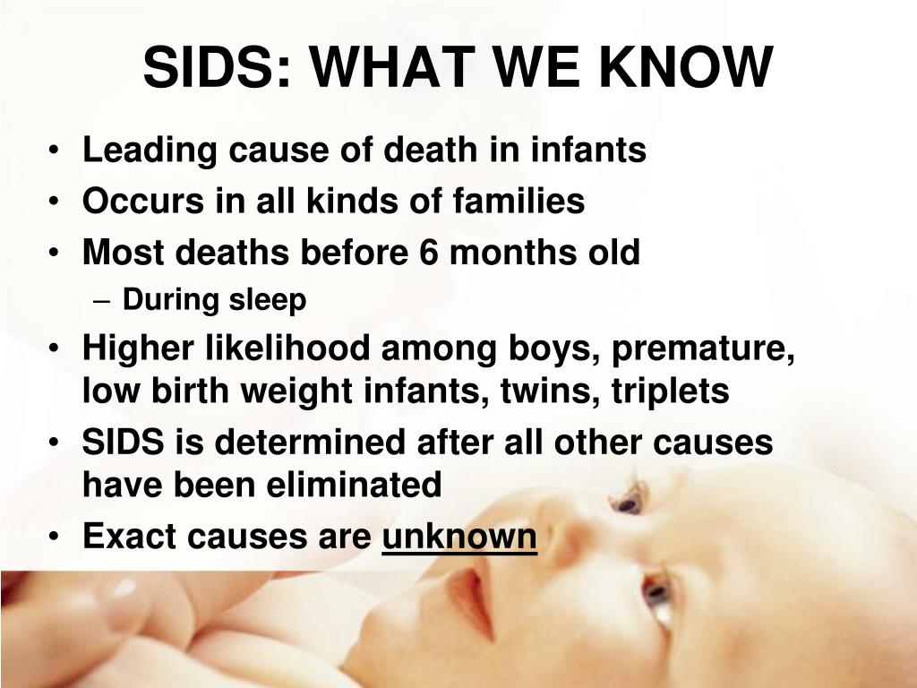PPT - SUDDEN INFANT DEATH SYNDROME (SIDS) & SHAKEN BABY SYNDROME (SBS ...