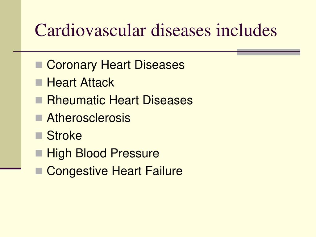 Ppt Cardiovascular Diseases Powerpoint Presentation Free Download