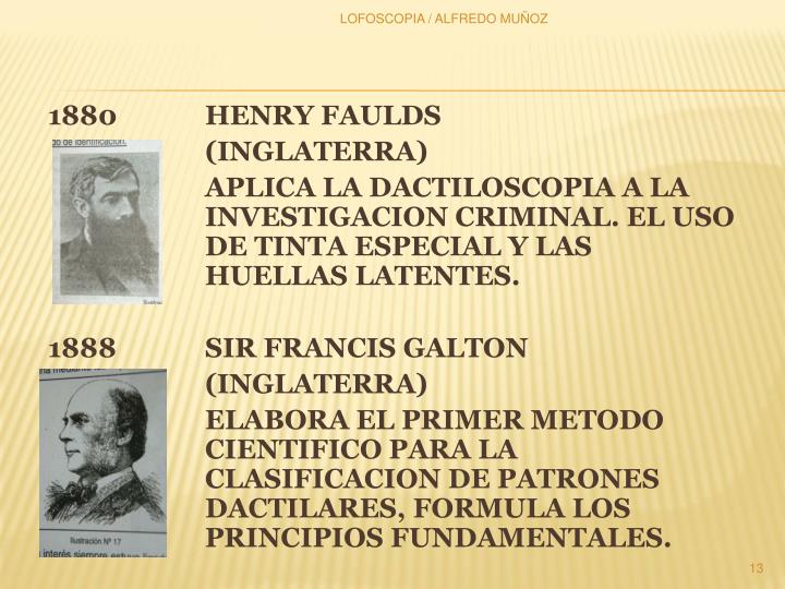 PPT - LOFOSCOPIA Generalidades PowerPoint Presentation - ID:2065461