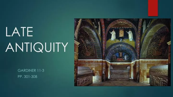 PPT - LATE ANTIQUITY PowerPoint Presentation, free download - ID:2065647