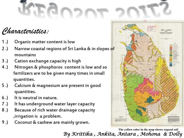 PPT - SOILS OF SRI LANKA PowerPoint Presentation - ID:2065869
