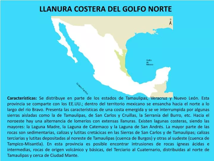 PPT - LLANURA COSTERA DEL GOLFO NORTE PowerPoint Presentation, free ...
