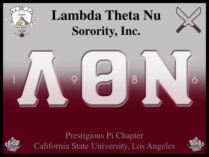 PPT - Lambda Theta Nu Sorority, Inc. PowerPoint Presentation, free download - ID:2066124