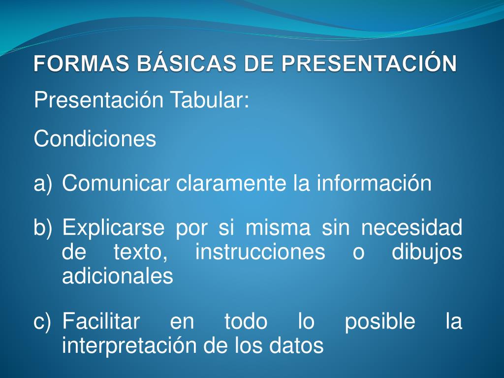 PPT - CONSIDERACIONES PARA LA ELABORACIÓN DE CUADROS ESTADÍSTICOS ...