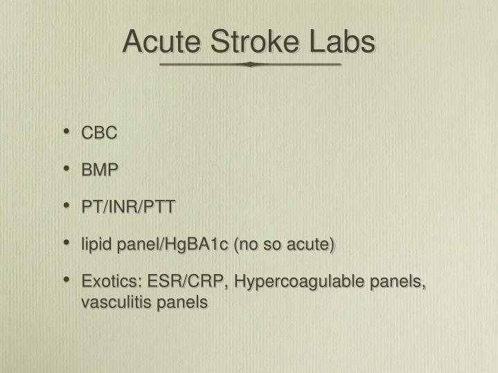 PPT - Stroke: Selected Diagnosis & Management Issues, & BGSMC's Stroke ...