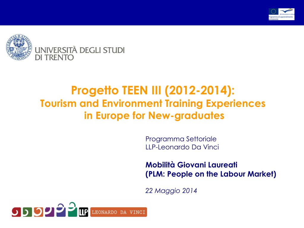 PPT - Programma Settoriale LLP-Leonardo Da Vinci Mobilità Giovani ...