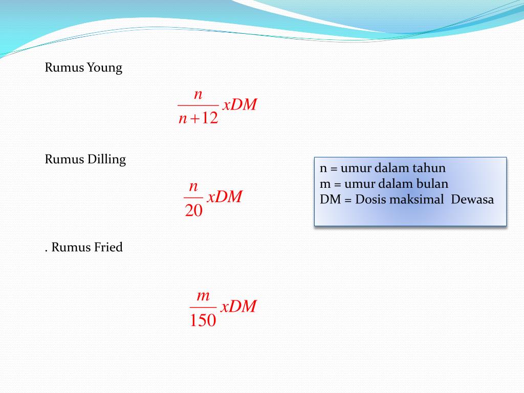 PPT - DOSIS DAN KOMBINASI OBAT PowerPoint Presentation, free download ...