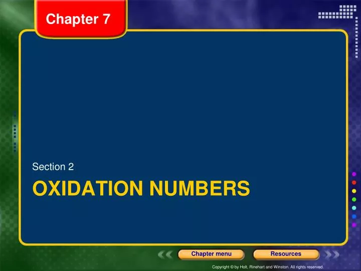 PPT - Oxidation numbers PowerPoint Presentation, free download - ID:2068035