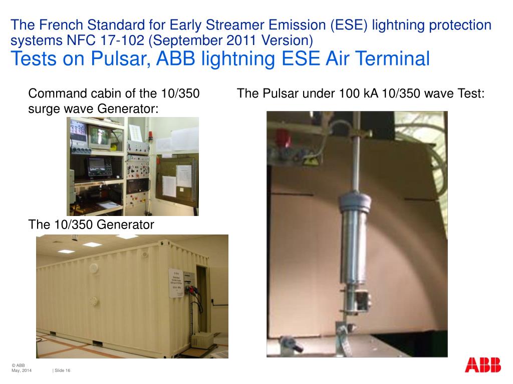 PPT - Bruno ROLAND, ABB Lightning Protection Group - France, May 2014 ...