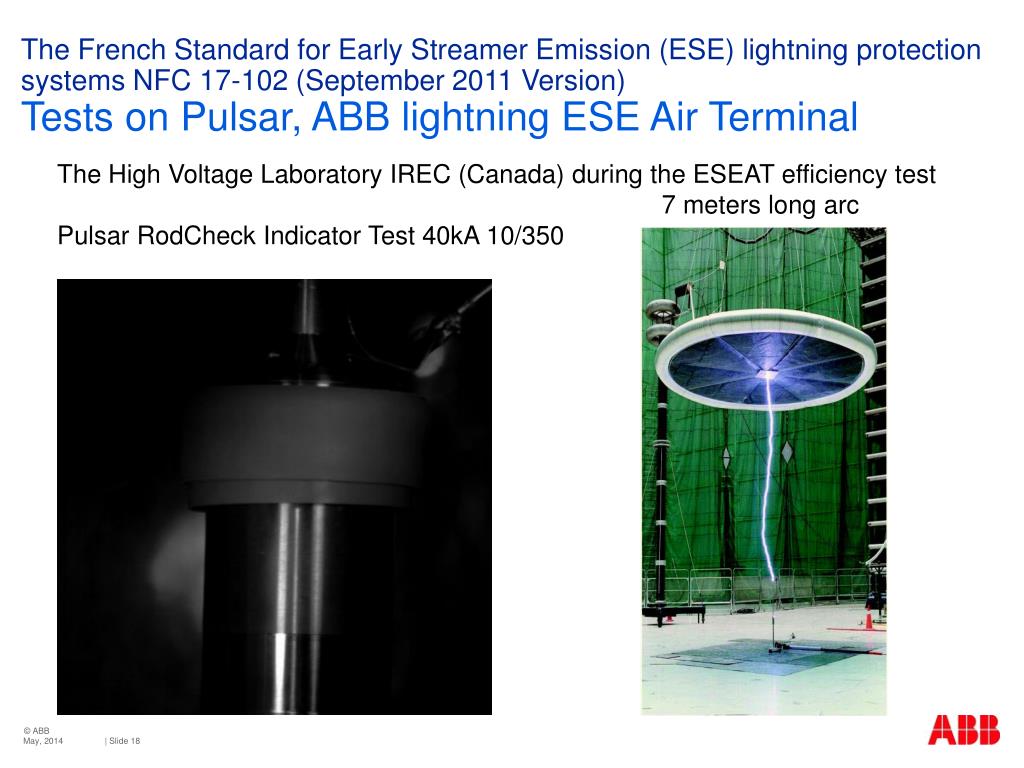 PPT - Bruno ROLAND, ABB Lightning Protection Group - France, May 2014 ...