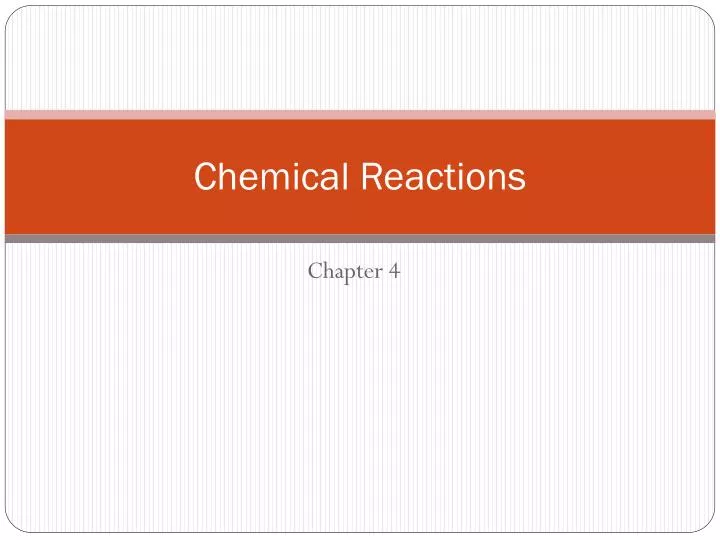 PPT - Chemical Reactions PowerPoint Presentation, free download - ID ...