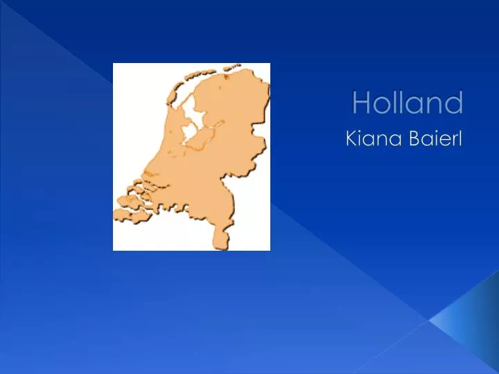 PPT - Holland PowerPoint Presentation, free download - ID:2068615