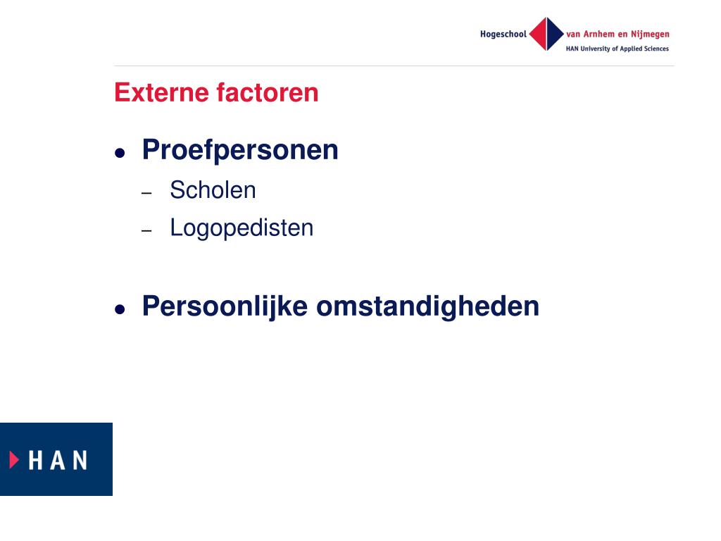 PPT - Succes in onderzoek !!? Succesfactoren in de uitvoering van ...