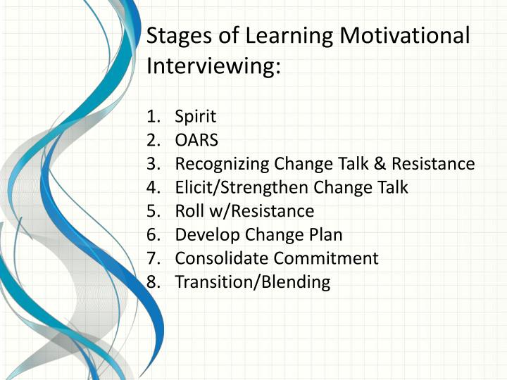 PPT - Motivational Interviewing Implementation Workshop PowerPoint ...