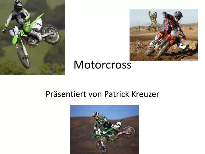 PPT - Motorcross PowerPoint Presentation, free download - ID:2069198