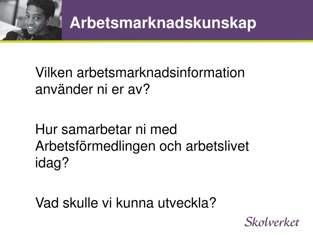 PPT - Att stärka Studie- och yrkesvägledningen PowerPoint Presentation ...