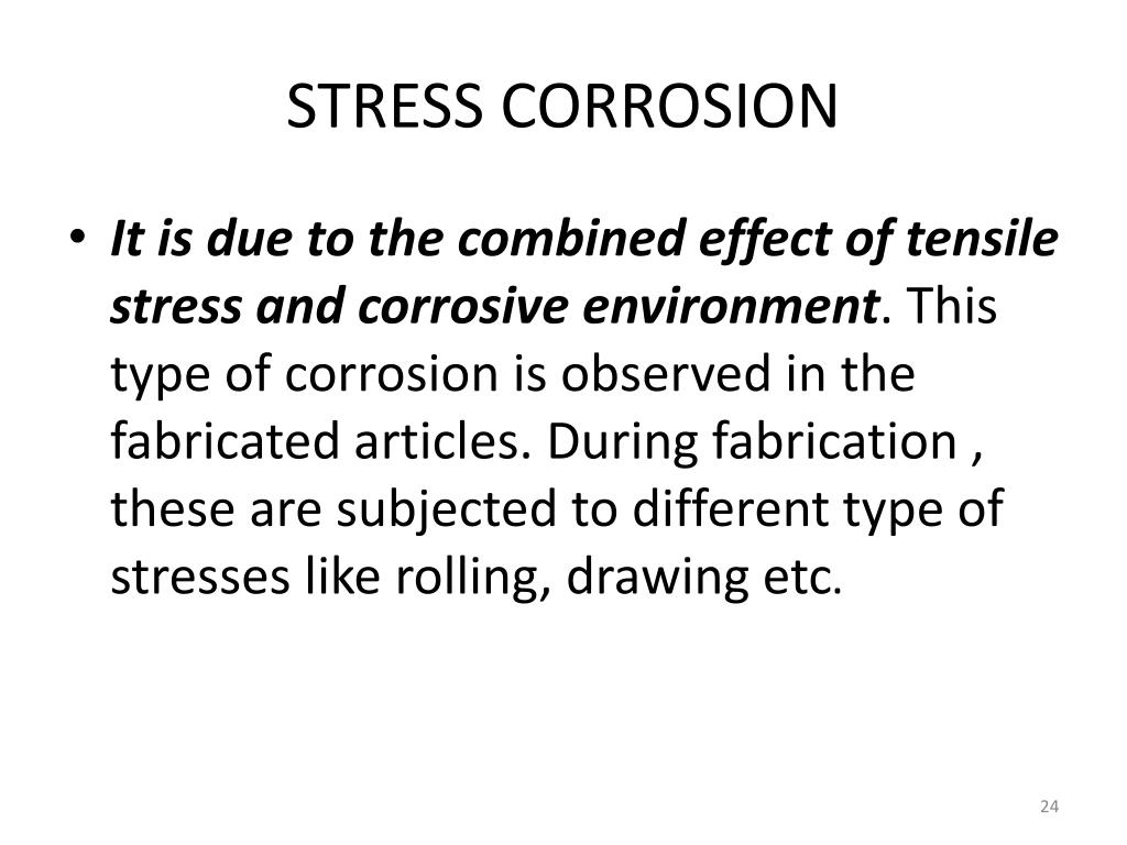 PPT - TYPES OF CORROSION AND FACTORS INFLUENCING CORROSION PowerPoint ... PPT - TYPES OF CORROSION AND FACTORS INFLUENCING CORROSION PowerPoint ...