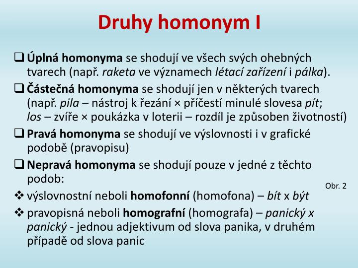 PPT - Význam slov – homonyma, antonyma PowerPoint Presentation - ID:2069770