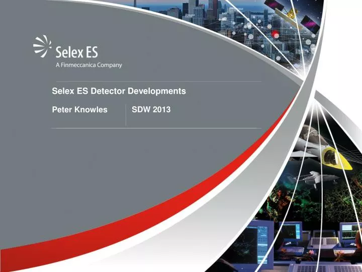 PPT - Selex ES Detector Developments PowerPoint Presentation, free ...