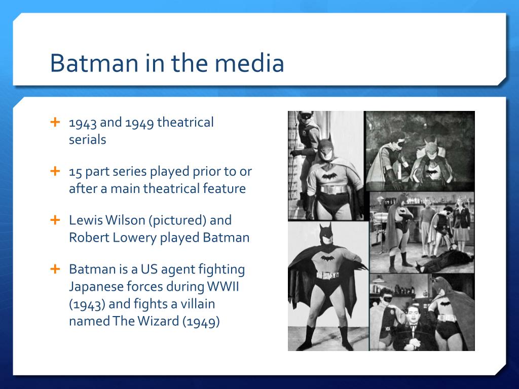 PPT - Film Appreciation Superheroes and Batman PowerPoint Presentation ...