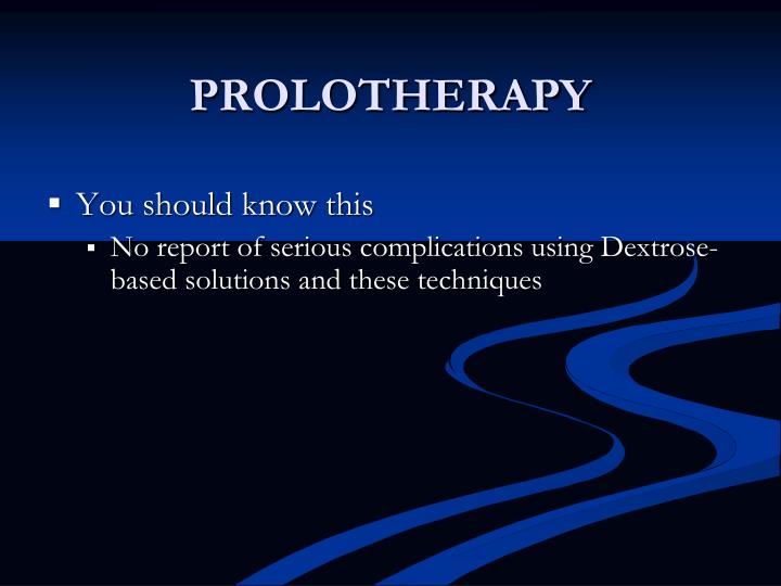 PPT - PROLOTHERAPY PowerPoint Presentation - ID:2072800