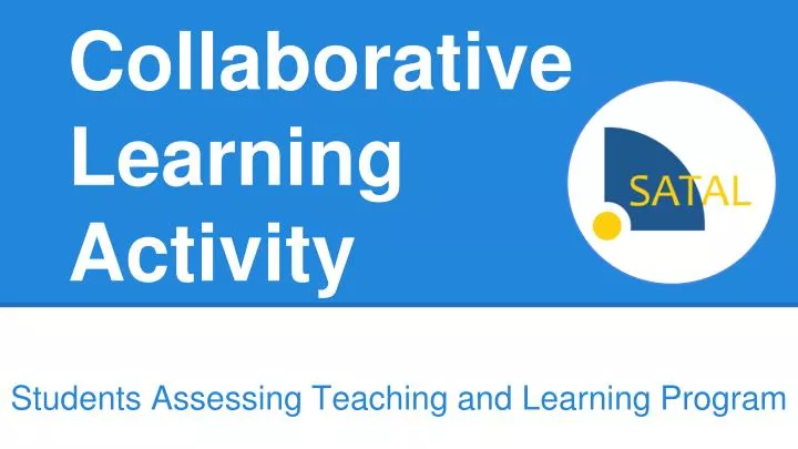 PPT - Collaborative Learning Activity PowerPoint Presentation, free ...