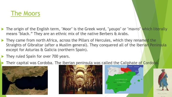 PPT - The Moors & Spain PowerPoint Presentation - ID:2073122