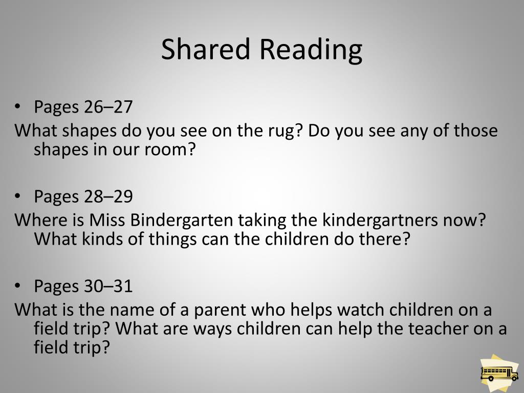 PPT - Miss Bindergarten Takes a Field Trip with Kindergarten PowerPoint ...