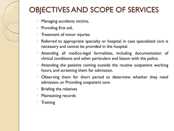 PPT - EMERGENCY DEPARTMENT PowerPoint Presentation - ID:2073997