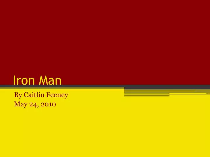 PPT - Iron Man PowerPoint Presentation, free download - ID:2074229
