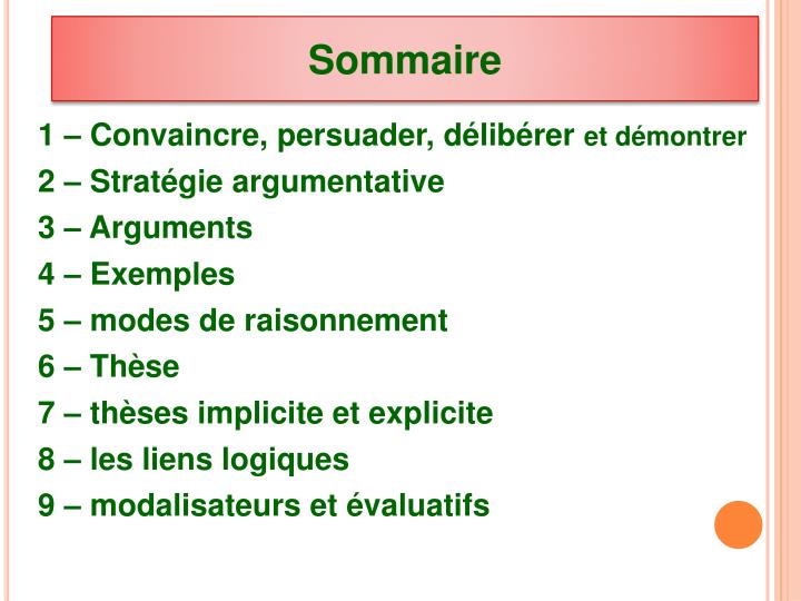 PPT - Comment Argumenter ? PowerPoint Presentation - ID:2075072