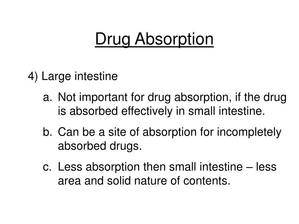 PPT - Regulation of Drug Transport, Absorption, Distribution, Excretion ...