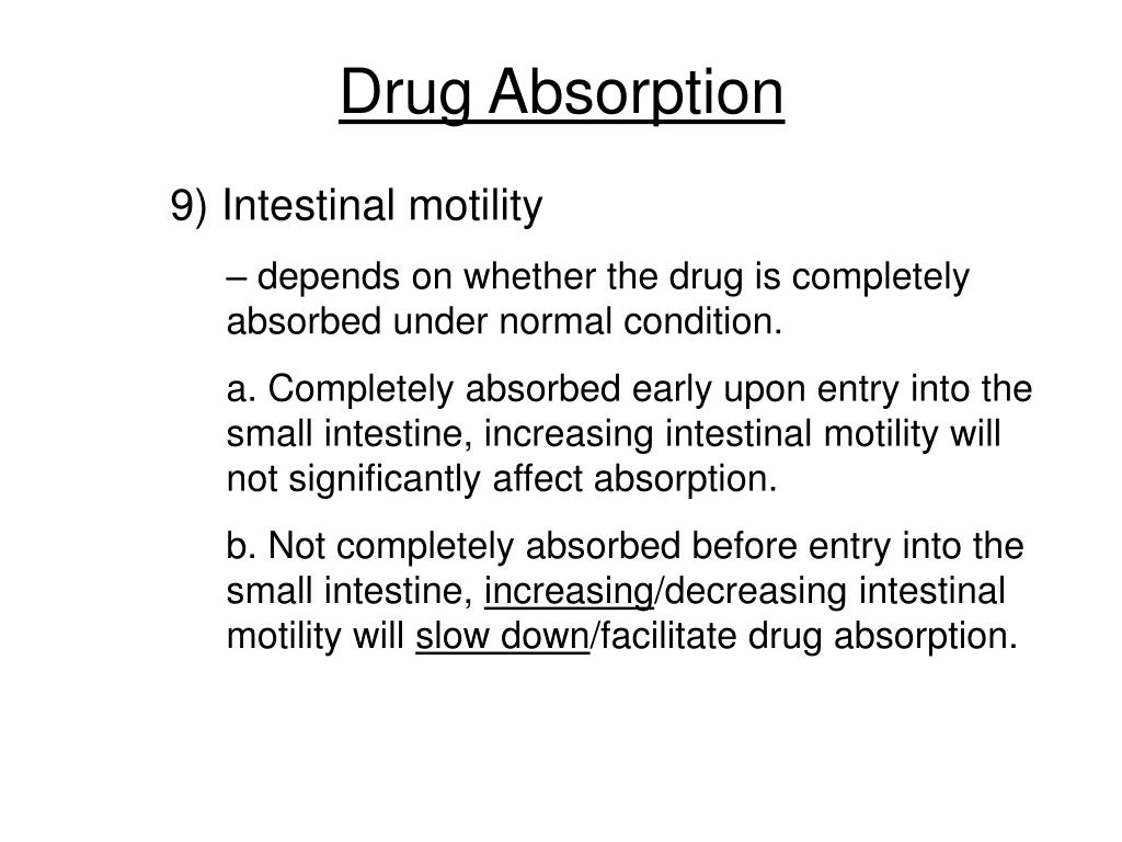 PPT - Regulation of Drug Transport, Absorption, Distribution, Excretion ...