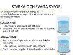 PPT - SYROR OCH BASER PowerPoint Presentation - ID:2075526