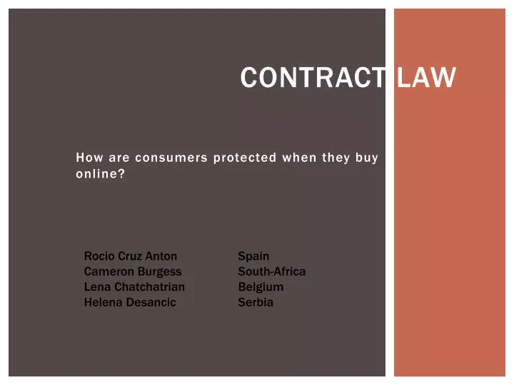 PPT - Contract Law PowerPoint Presentation, free download - ID:2075856